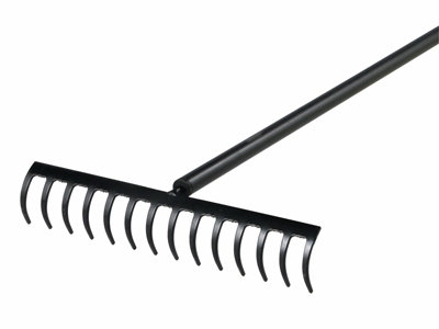 Fiskars 1016036 Solid Soil Rake FSK135715 | DIY at B&Q