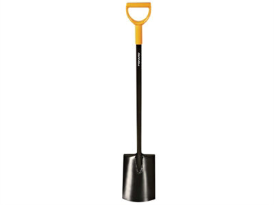 Fiskars Solid Spade Rounded for Gardening and Landscaping