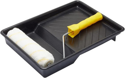 Fit For The Job 3 piece 9 inch Masonry Roller, Frame & Tray Set for DIY ...