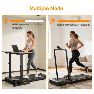 FIT4YOU Folding Walking Pad for Home Under Desk Treadmills Running ...