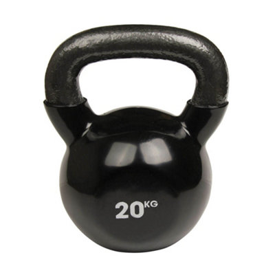 Fitness Mad 20kg Cast Iron Kettlebell for Effective Weight Training and ...