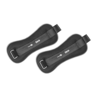Fitness Mad Neoprene 2kg Ankle and Wrist Weights Pair - Boost Your ...