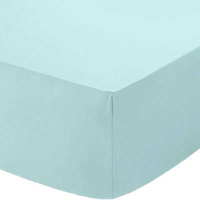 Fitted Sheet 200 Thread Count 100% Egyptian Cotton 30 CM Deep Pocket ...