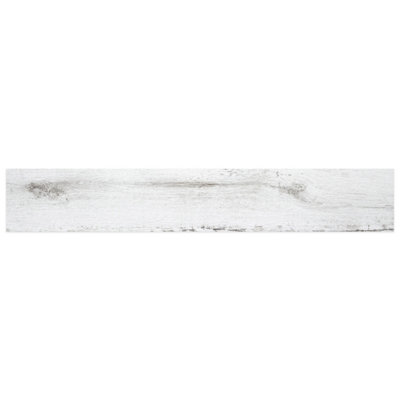 Fitz Matt White Wood Effect Porcelain Outdoor Tile Pack of 2 Tiles 0 ...