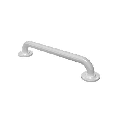 Fitzroy of London D-bar grab rail, steel, exposed fixings, 35mm ...