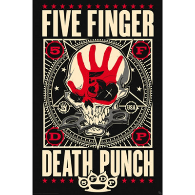 Five Finger Death Punch Knucklehead 61 x 91.5cm Maxi Poster | DIY at B&Q