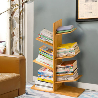 Five-layer Home-style Simple Reading Area Multi-level Storage Tree ...