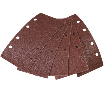 Five Sheets of Ferm Orbital Sand Paper | DIY at B&Q