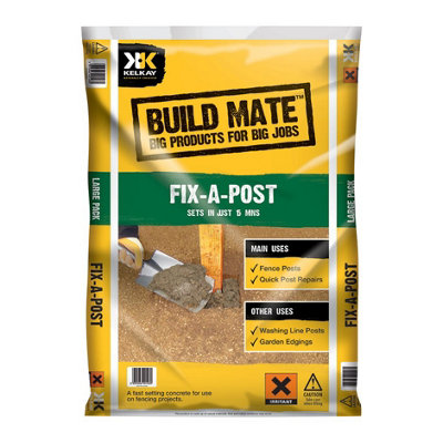 Fix a Post Fast Setting Concrete for Fence Posts and Garden Structures ...