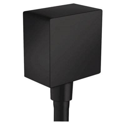 Fixfit Square connection elbow, matt black (26455670)
