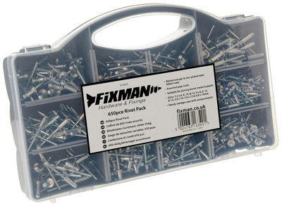 Fixman (514633) Rivets Pack 650pce