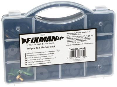 Fixman (795475) Tap Washers Pack 146pce