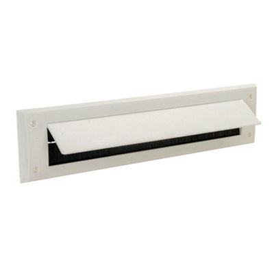 Fixman (916133) Letterbox Draught Seal with Flap 338 x 78mm White | DIY ...