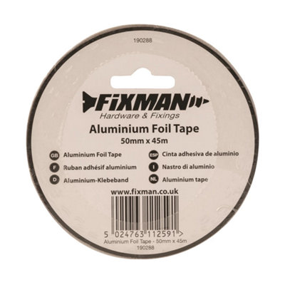 Fixman Heavy Duty Duct Tape - 50mm x 20m Clear