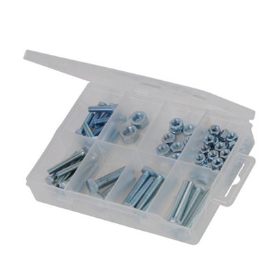 Fixman Hex Bolts & Nuts Pack - 75pce