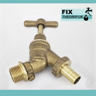 FixTheBog™ Professional THRU WALL Outside Garden Tap kit Hozelock Water ...
