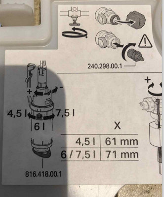 FixTheBog replacement Geberit ATS 5200.017 222.809.00.1 Flush valve ...