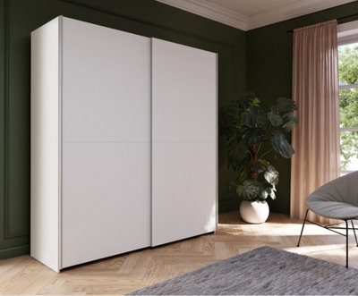 Flair Anita 2-Door Sliding Wardrobe 120cm - White