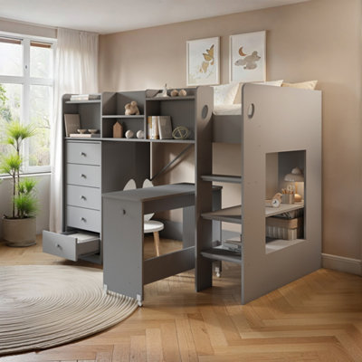 Flair Wizard Junior Highsleeper Cabin Station - Grey