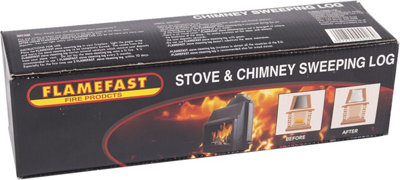 Flamefast Chimney Cleaning Sweeping Log Fire Place Stove Cleaner