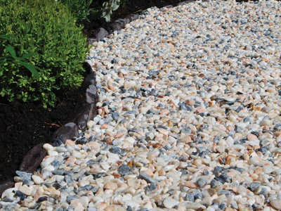 Flamingo Blossom 20mm Decorative Stone Chippings - Bulk Bag for Gardens ...