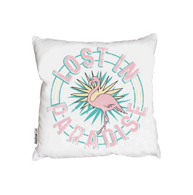 Flamingo, Lost In Paradise (Outdoor Cushion) / 60cm x 60cm