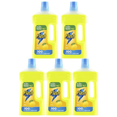 Flash All Purpose Cleaner Crisp Lemon Scent Vegan 950ml x 5