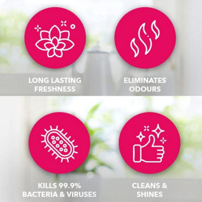 Flash All Purpose Multi Surface & Floor Cleaner Cherry Blossom 1.5L ...