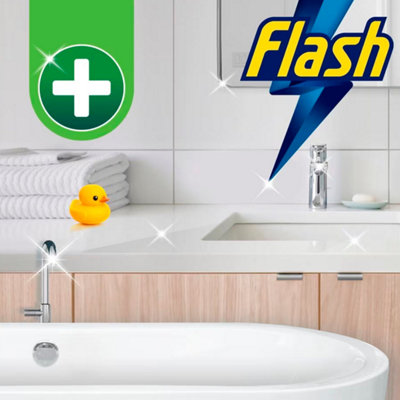 Flash Bathroom Anti Bacterial Cleaning Spray 800ml Pack of 3