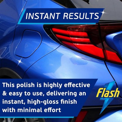 FLASH Car Polish High Gloss Instant Shine Paint Protection & Detailing ...