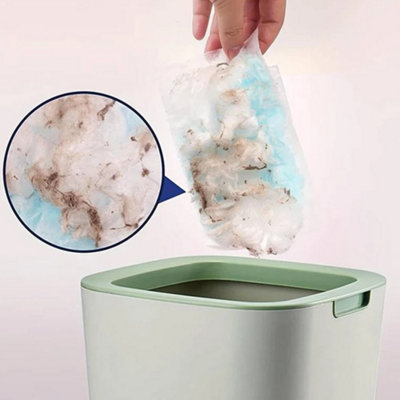 Flash Dust Magnet Fluffy Duster Refills KIT with Short Long HANDLE & 32 ...