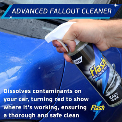 FLASH Fallout Remover 2x500ml Removes Iron & Contamination from Wheels ...