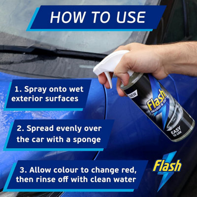 FLASH Fallout Remover 500ml Removes Iron & Contamination from Wheels ...