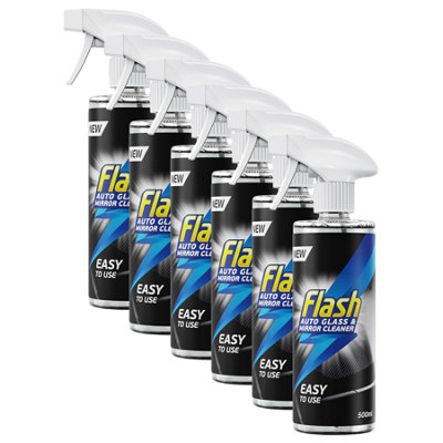 FLASH Glass & Mirror Cleaner Streak-Free Shine for Car Windows ...