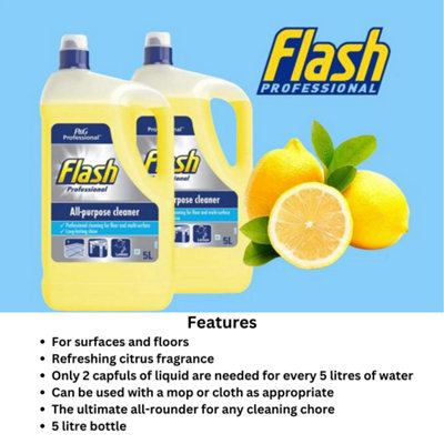 Flash Professional Multi Purpose Liquid Cleaner Lemon 5L