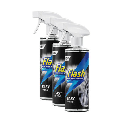 FLASH Tyre Shine Instant Dressing Spray Wet Look & Protection for Tyres ...