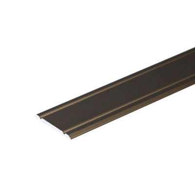 Flat anodised aluminium door floor edging bar strip trim threshold 930 ...