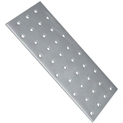 Flat Bracket 80 x 200 x 2mm Connecting Joining Plate ( Pack of: 10 ...