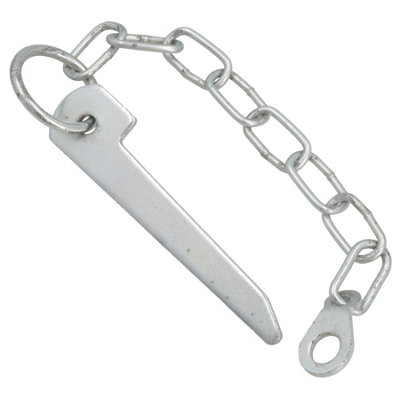 Flat Cotter Pin & Chain 115mm for Trailer Tipper Tailgate Tailboard