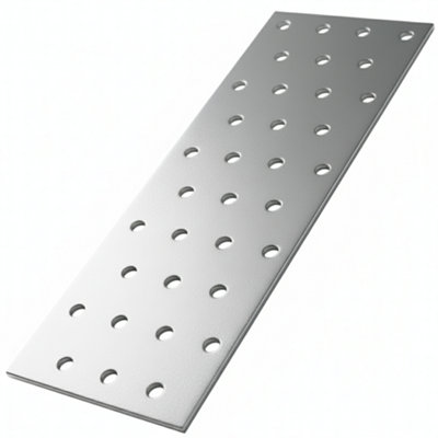 Flat Joining Plate 80mm x 40mm (pack of: 3) Heavy Duty 2.0mm Galvanised ...