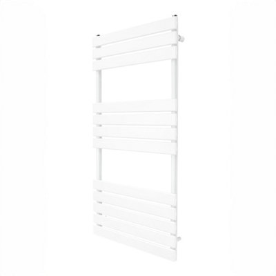 Flat Panel Towel Radiator - 1200mm x 600mm - White | DIY at B&Q