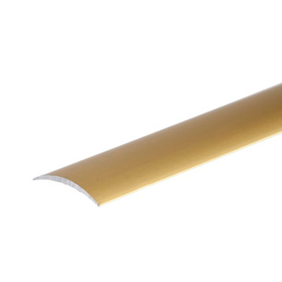 Flat self-adhesive anodised aluminium door floor edging bar strip trim ...
