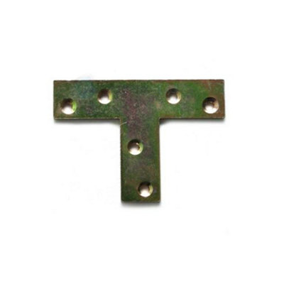 Flat T Shape Large Tee Repair Plate Bracket Mending Fixing Corner ...
