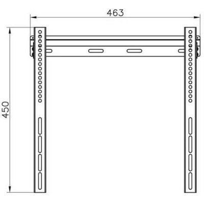 Flat-to-Wall Bracket up to 55inch