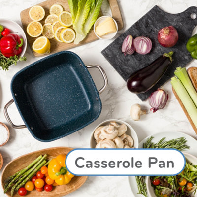 FlavorStone 9 Piece Diamond Non Stick Induction Pan Set Chef s Collection