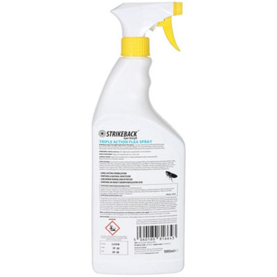 Flea Spray Triple Action Household Super Strength Pest Control 1 Litre