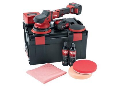 Flex Power Tools 465054 Random Orbital Polisher 150mm 18V 2 x 5.0Ah Li ...