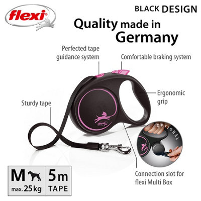 Flexi Black Design Tape M Pink 5m 1-25kg