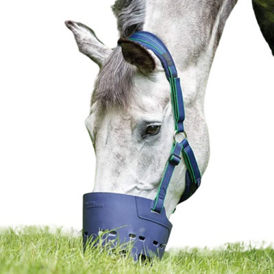 Flexi Horse Grazing Muzzle Navy (Cob)