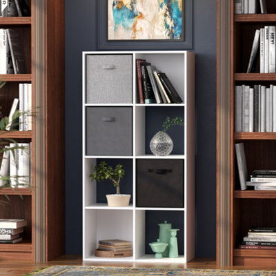 Flexi Storage Compact Cube 8 Compartment Storage Cube - White